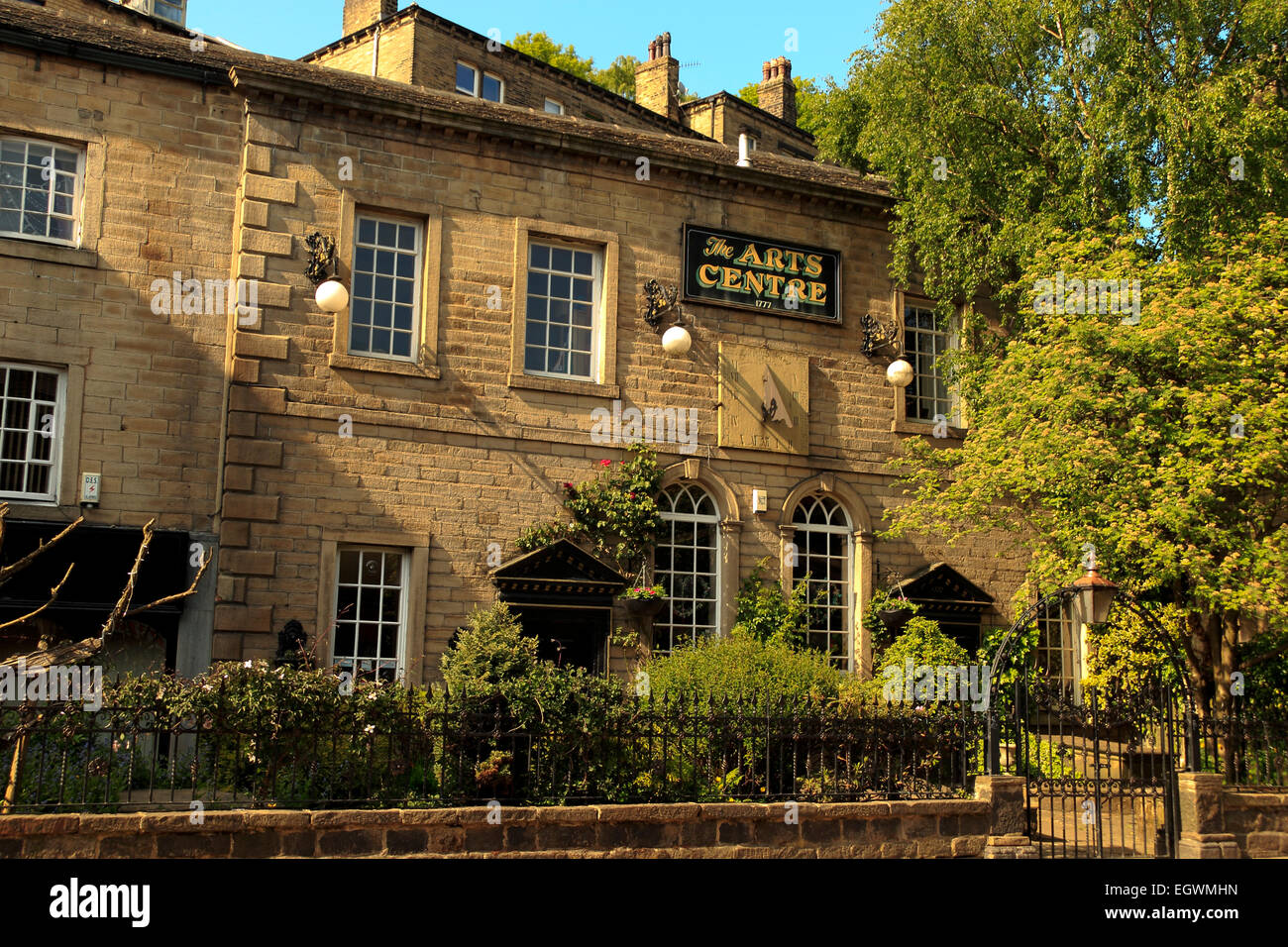 Arts Centre building, Hebden Bridge, West Yorkshire, England, UK Stock ...