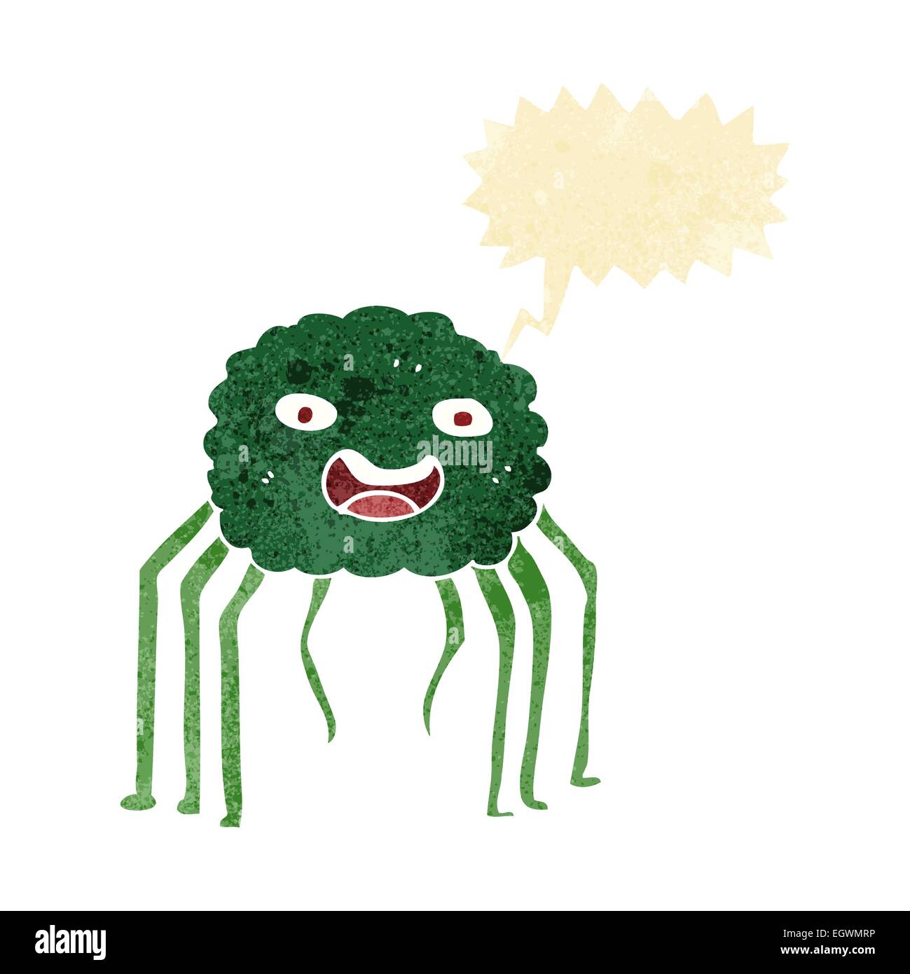 cartoon spider with speech bubble Stock Vector Image & Art - Alamy