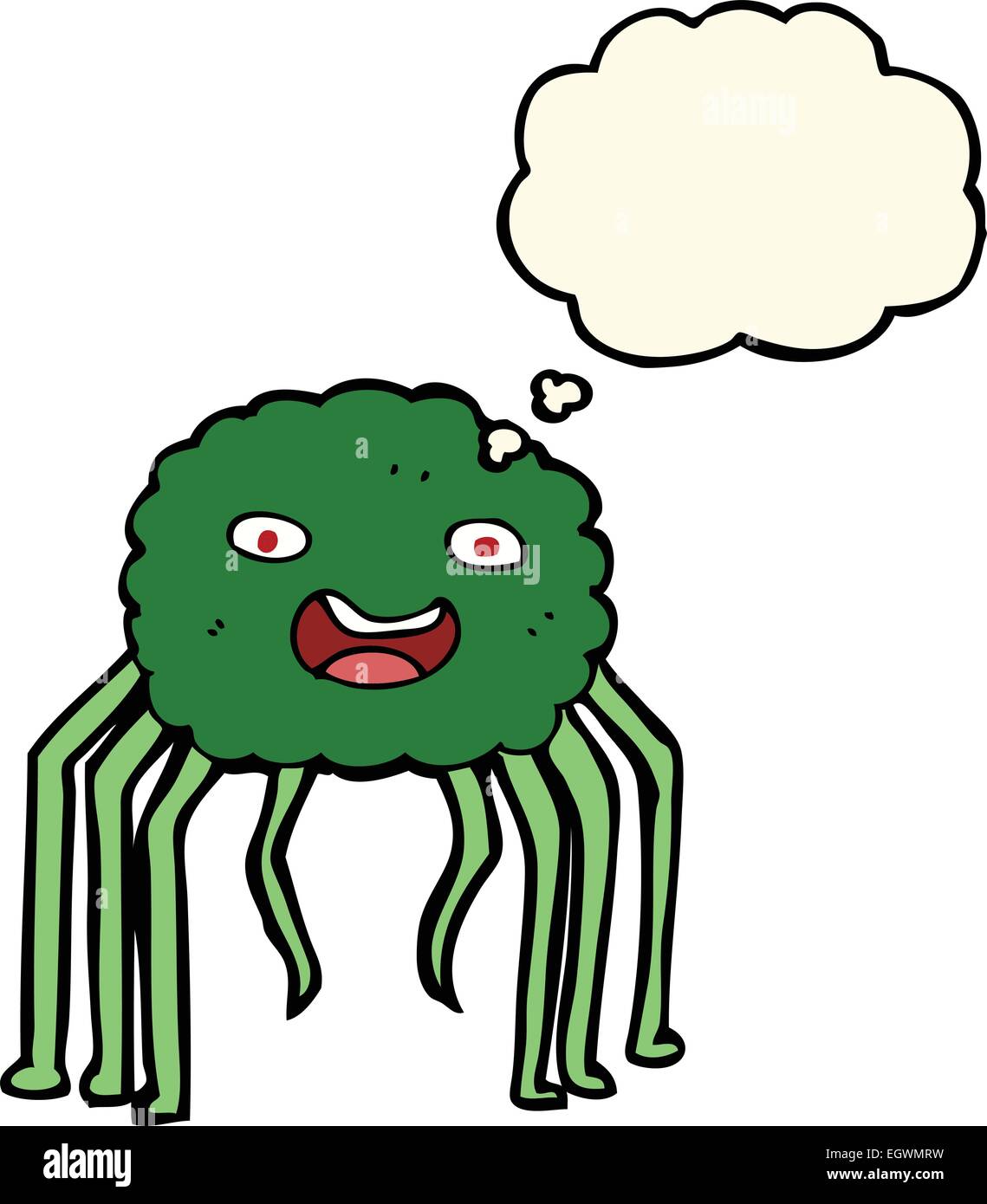 cartoon spider with thought bubble Stock Vector Image & Art - Alamy