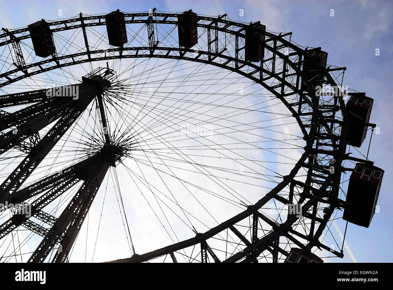 The Prater is a large public park in Vienna. The Wurstelprater ...