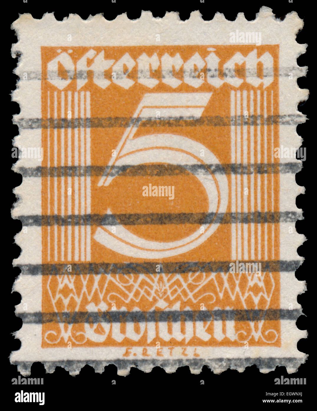 AUSTRIA - CIRCA 1925: A stamp printed in Austria shows image of the ...
