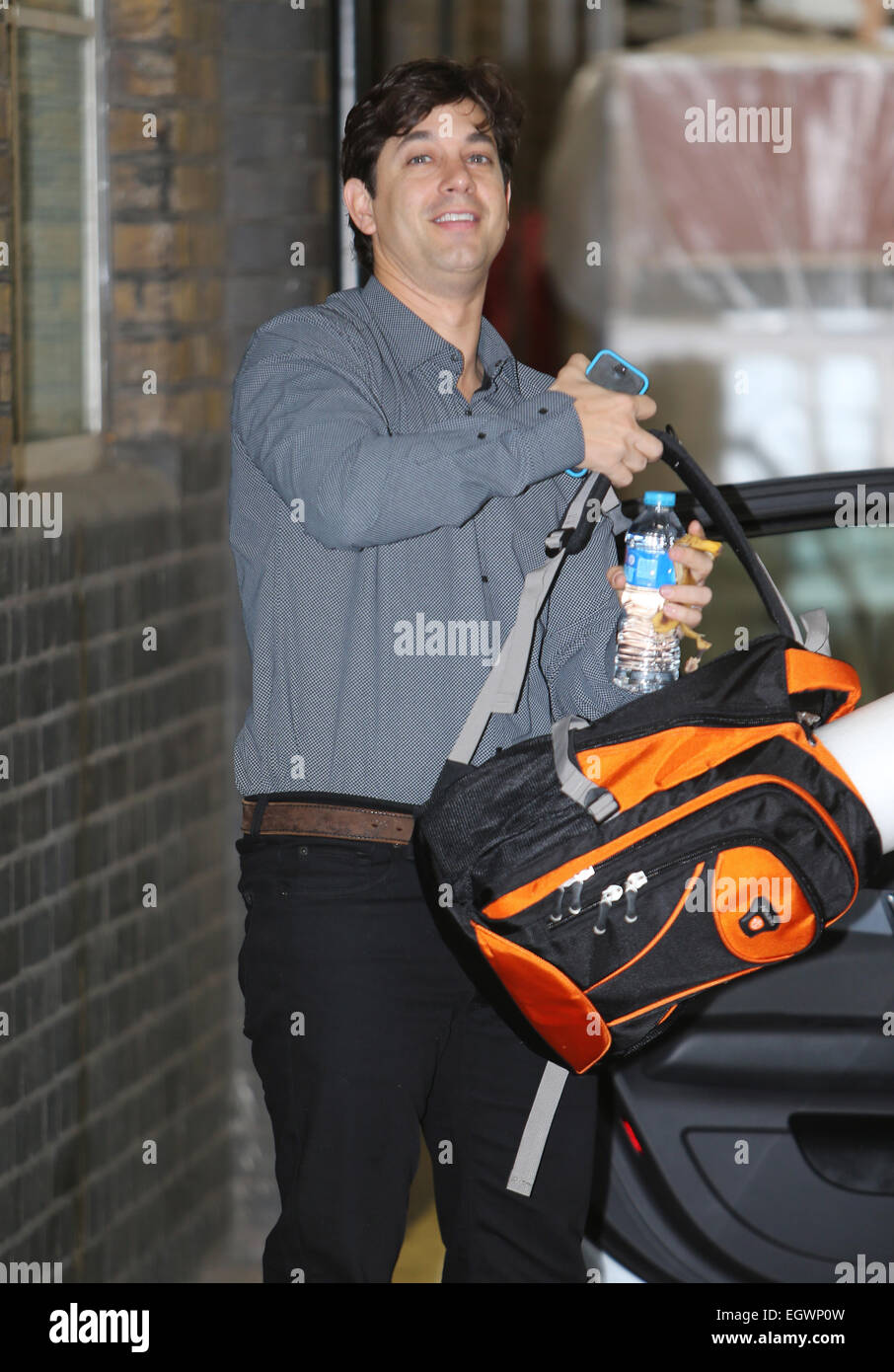 Adam Garcia outside the ITV studios Featuring: Adam Garcia Where ...