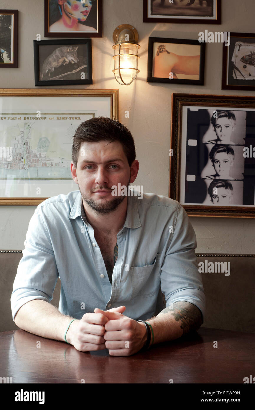 photos of a man who works as a barman, bar person in a cool & funky ...