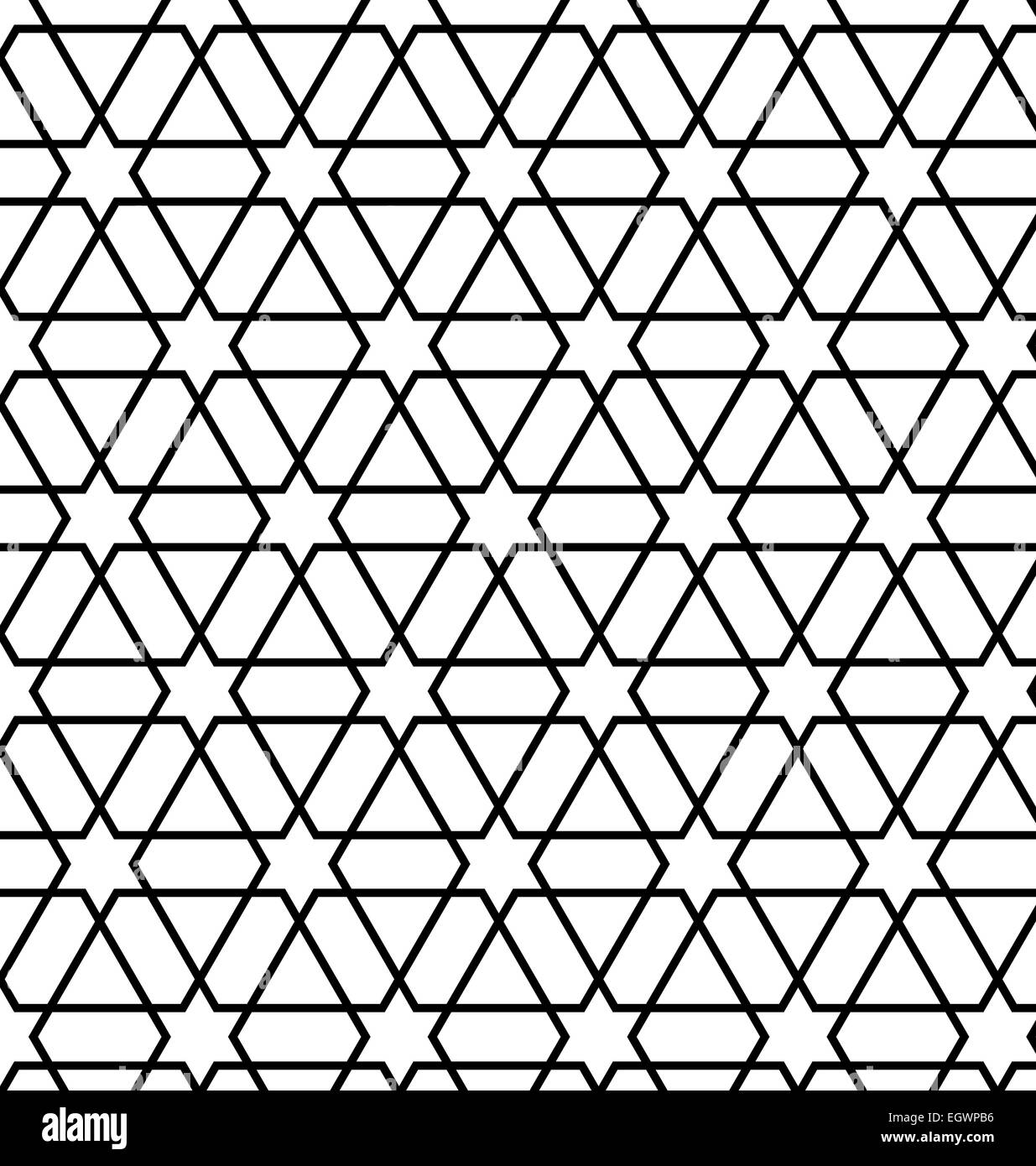 Islamic pattern Black and White Stock Photos & Images - Alamy