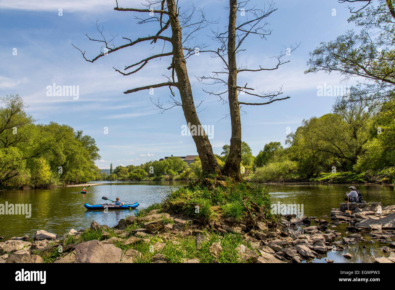 Nature preserve, river Ruhr, near Witten, Germany Stock Photo - Alamy