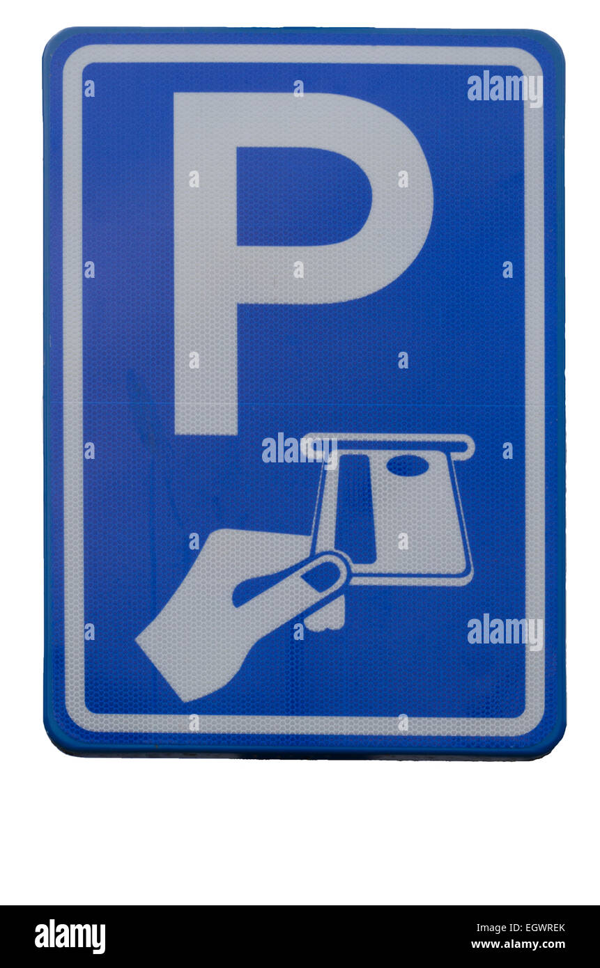 Pictogram road sign Cut Out Stock Images & Pictures - Alamy