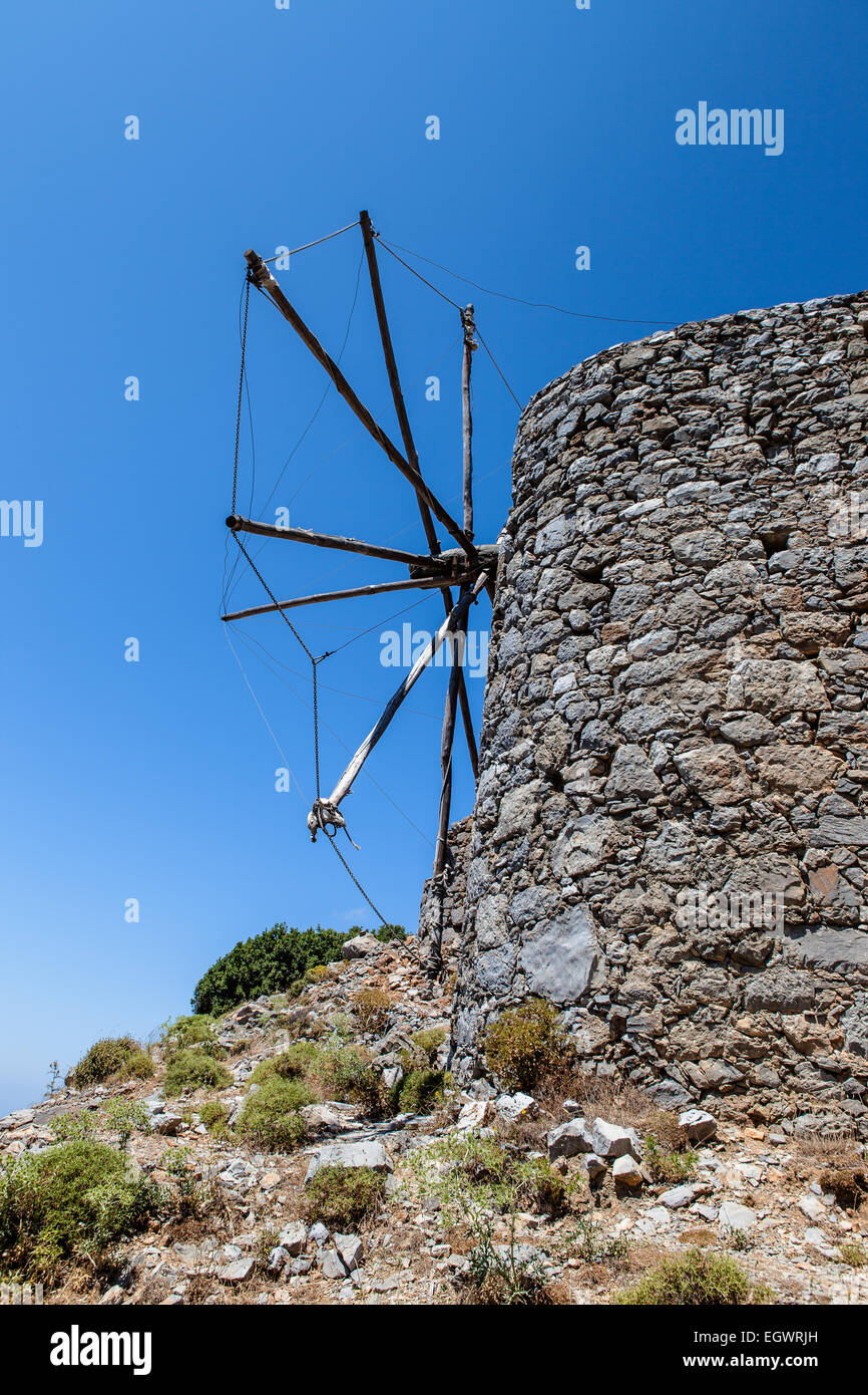 Ancient Venetian Windmill Stock Photo - Alamy
