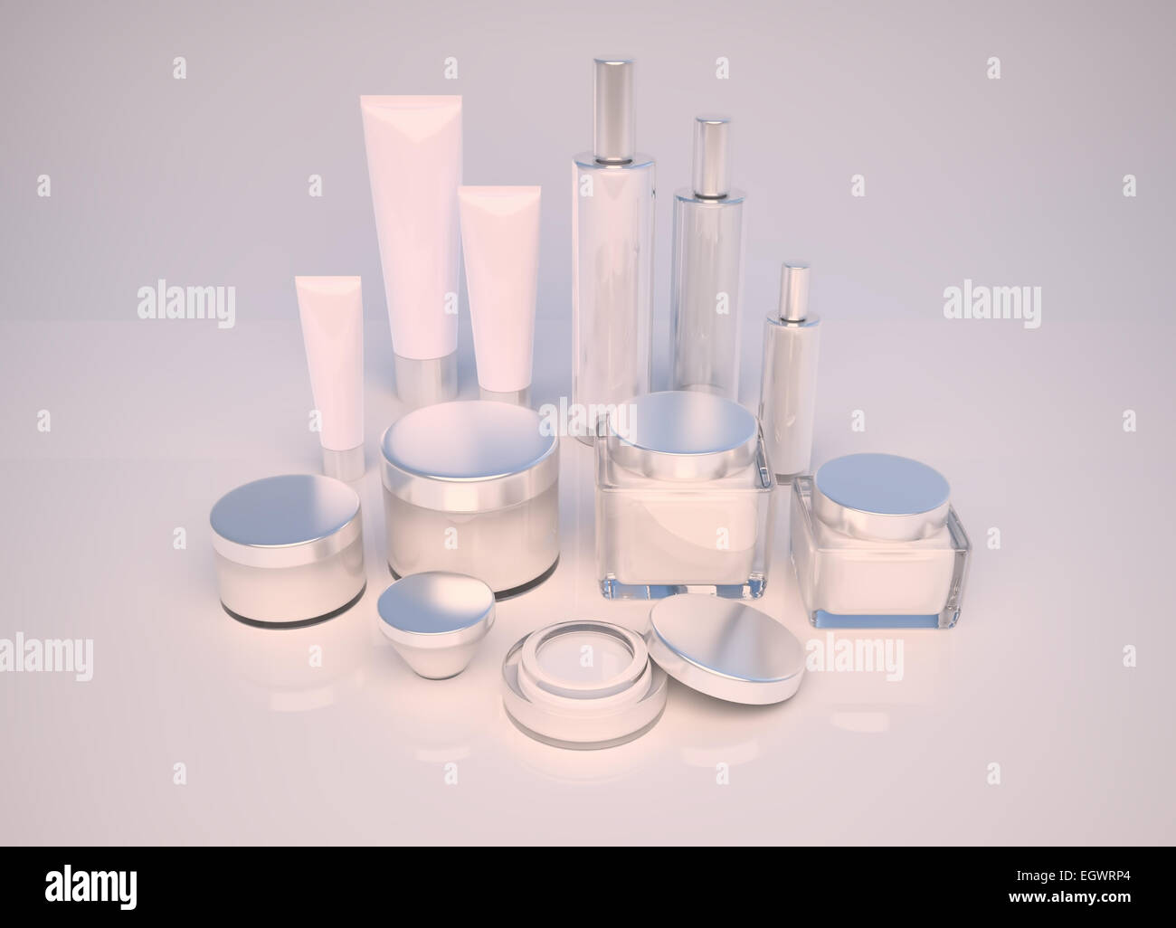 White nameless beauty set on dark background Stock Photo - Alamy