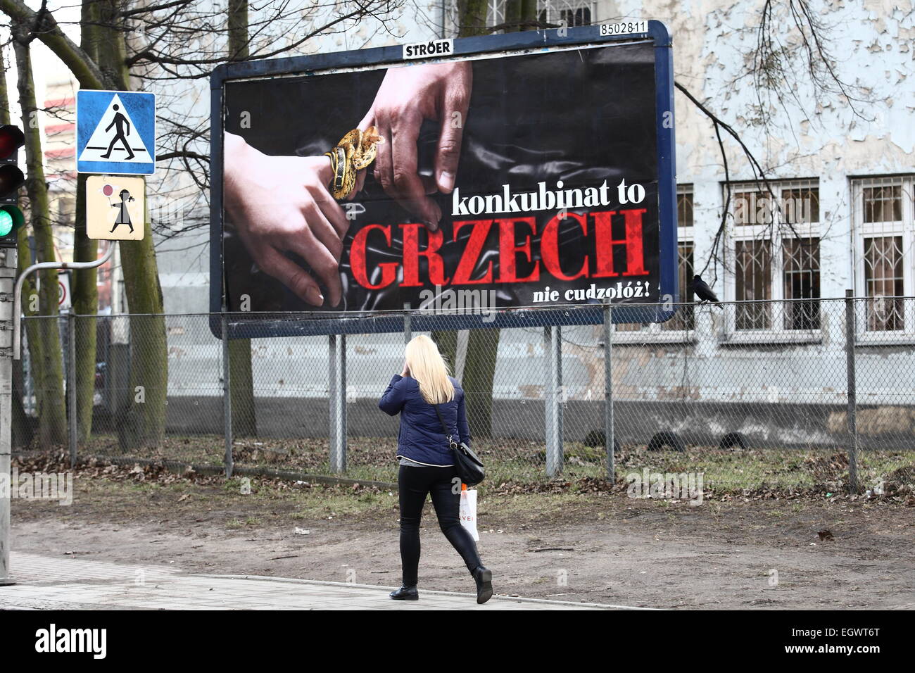 Gdansk, Poland. 3rd, March 2015. One of the Polish catholic ...