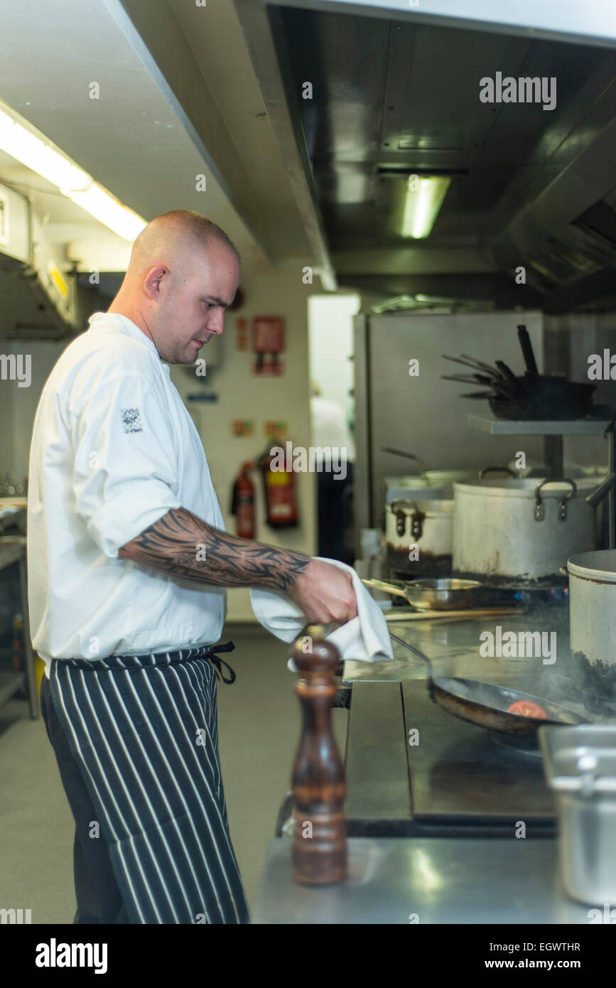 Bald chef head hi-res stock photography and images - Alamy