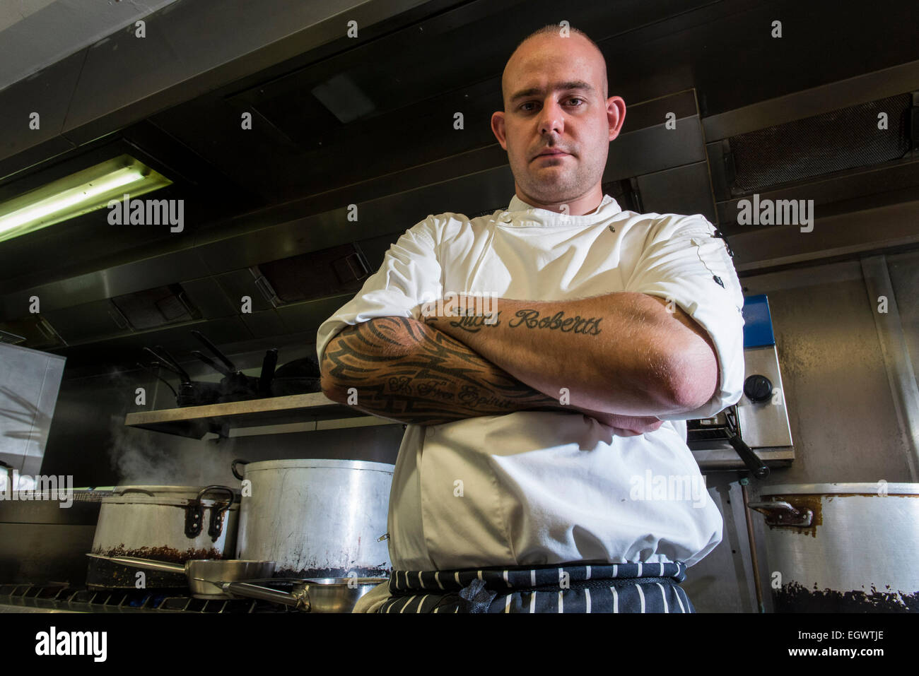 Bald chef head hi-res stock photography and images - Alamy