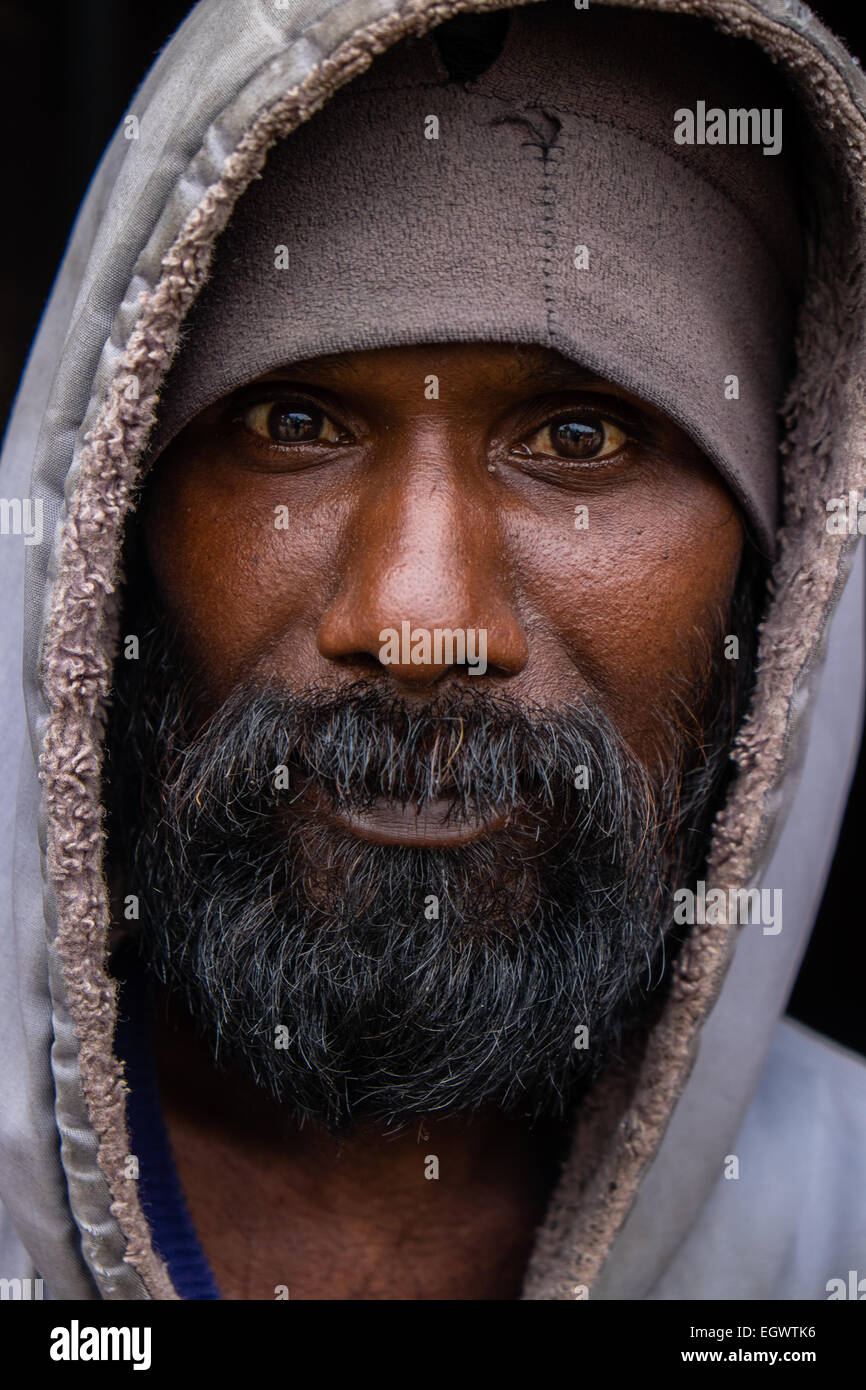 Kerala Portrait of a Man Cochin Stock Photo - Alamy