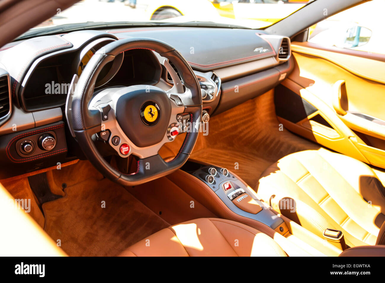 Drivers side car interior hi-res stock photography and images - Alamy