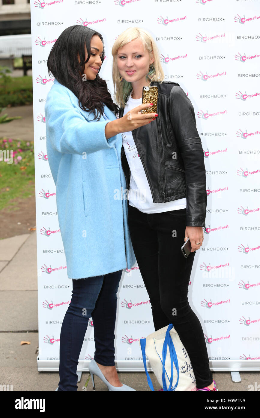 Celebrity Ambassador Sarah-Jane Crawford joins Coppafeel founder Kris ...