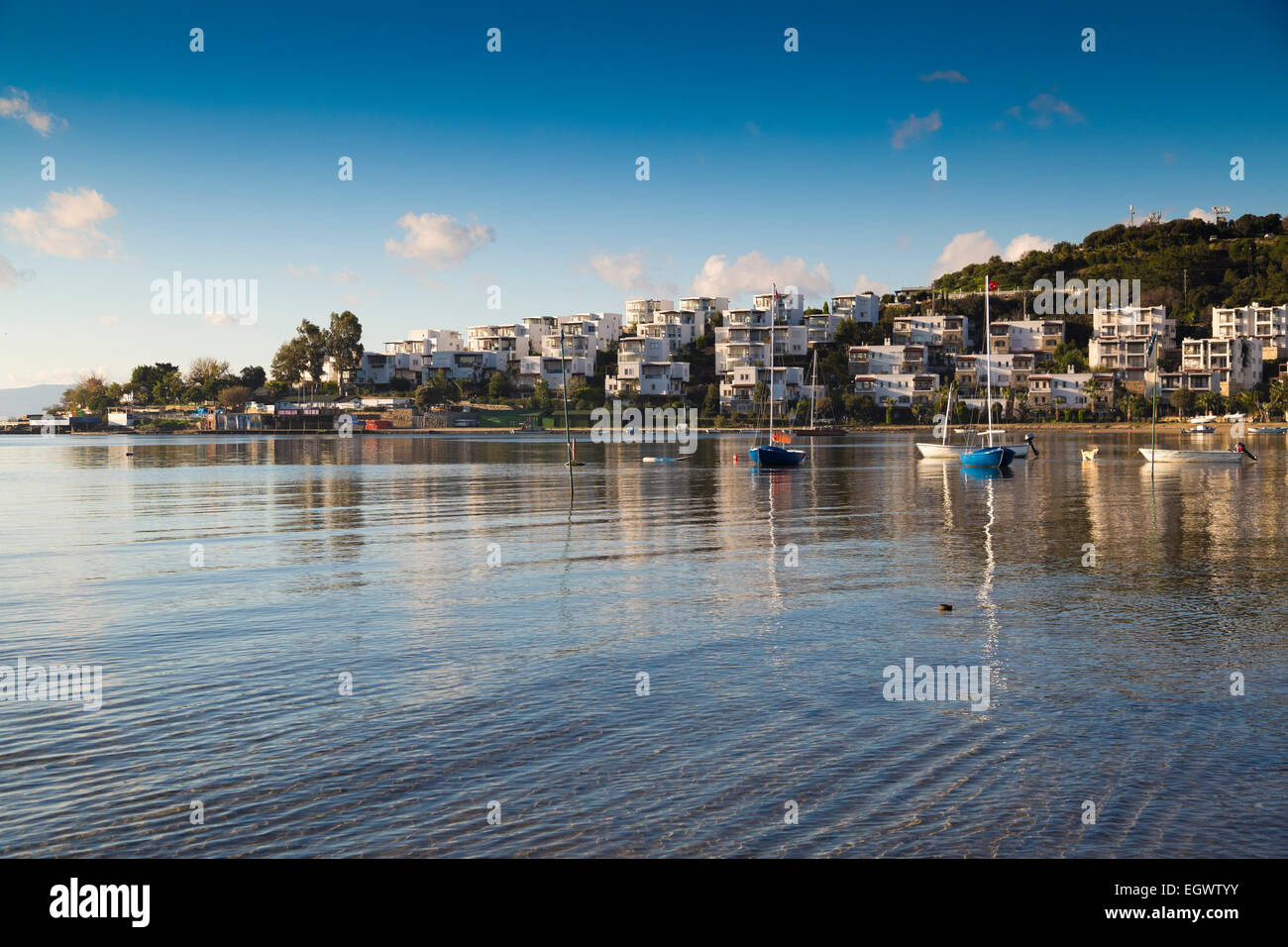 Bodrum, a very popular summer destination on the Aegean coast of Turkey ...