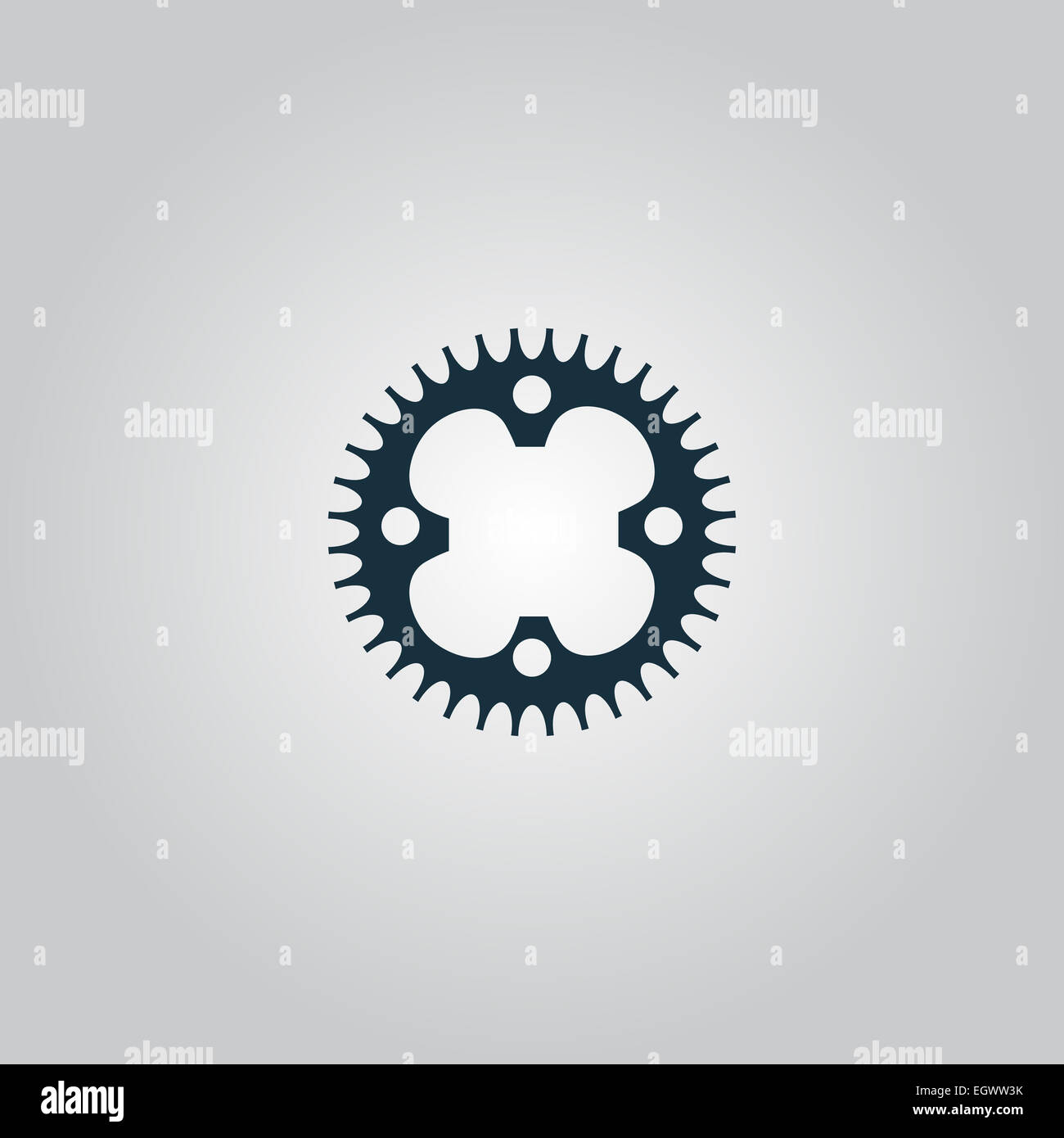 Engineering sprocket logo hi-res stock photography and images - Alamy