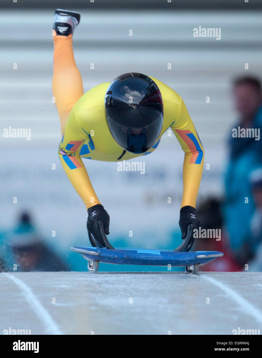 Winterberg, Germany. 3rd Mar, 2015. Skeleton athlete Katie Tannenbaum ...