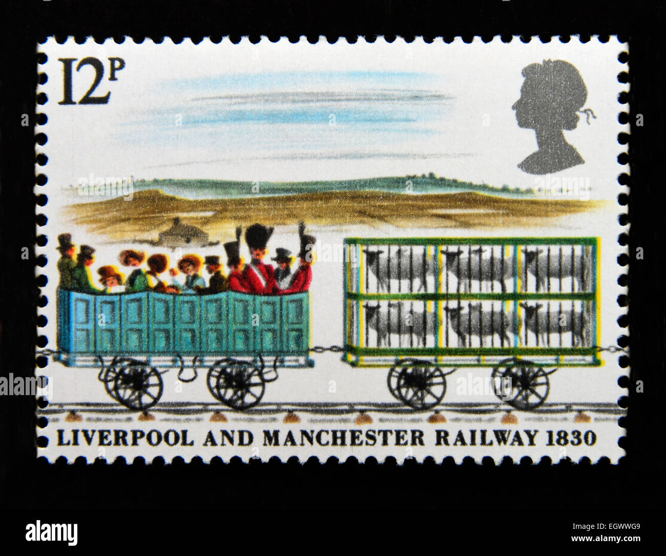 Manchester railway, 1830. hi-res stock photography and images - Alamy