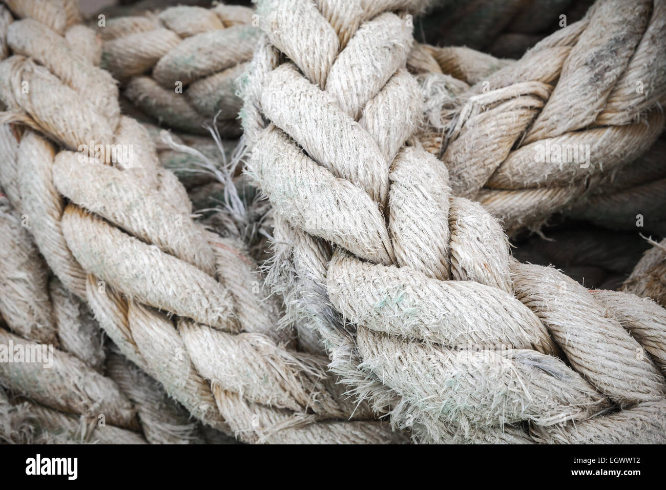 Gray nautical rope, closeup background texture Stock Photo - Alamy