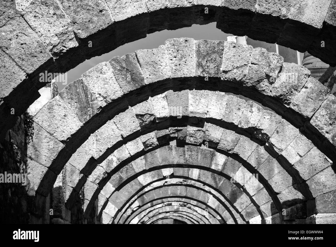 Stone arcs ruins ancient izmir hi-res stock photography and images - Alamy