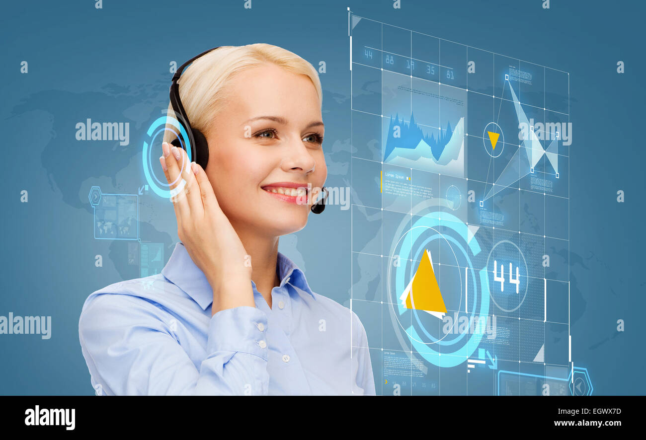 Virtual operator hi-res stock photography and images - Alamy