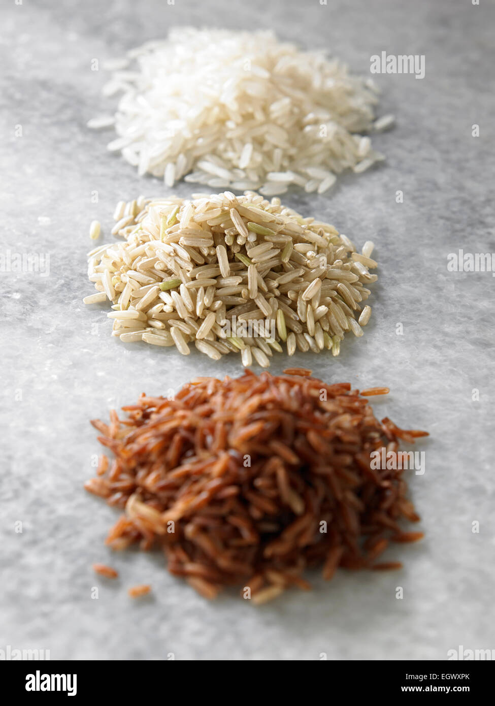 few different type of rice on the table Stock Photo - Alamy
