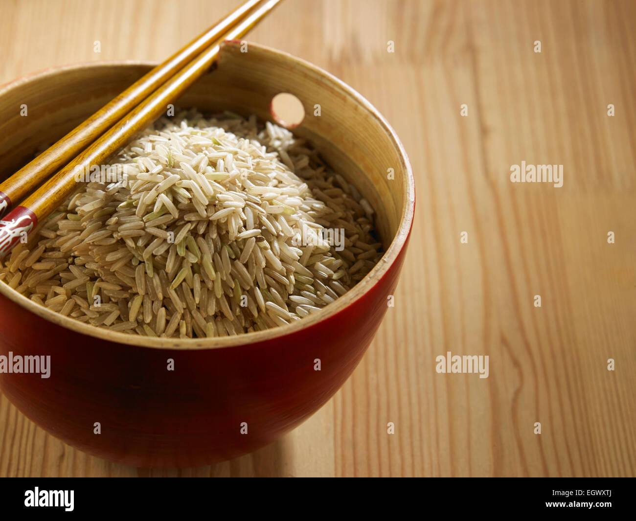 bowl of the brown rice Stock Photo - Alamy