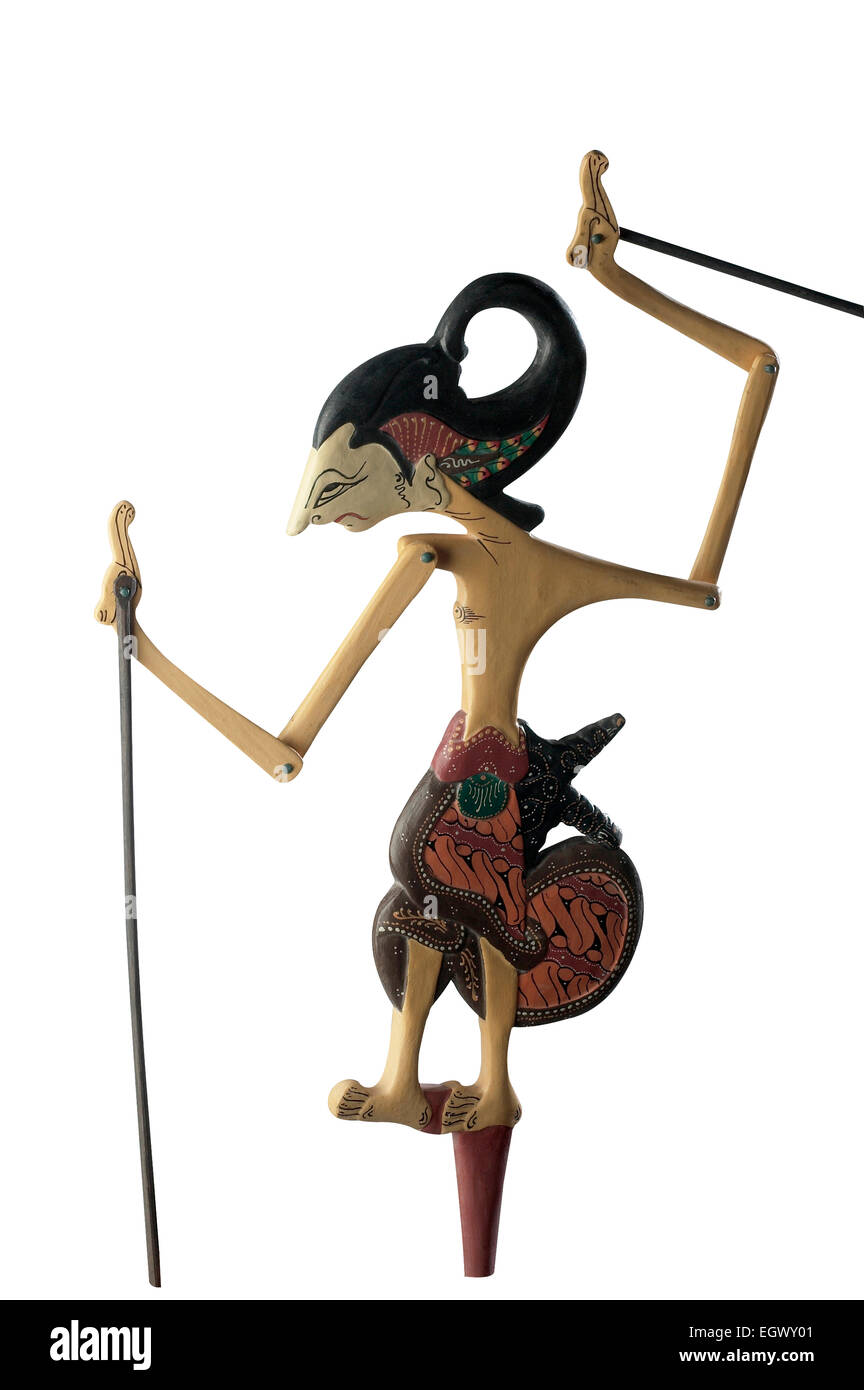 hand made traditional indonesia wooden puppet Stock Photo - Alamy