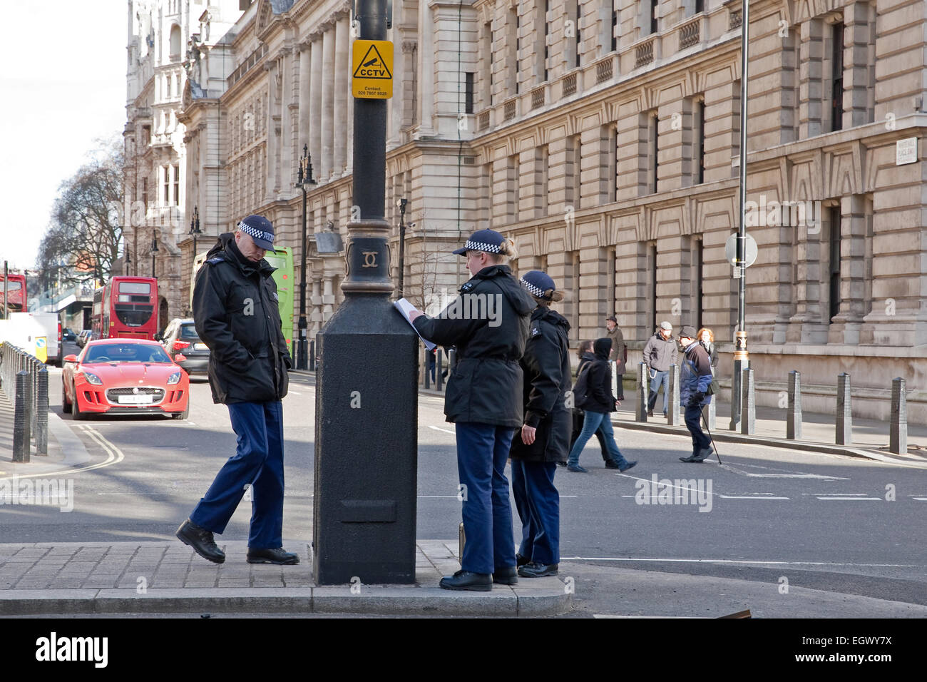 Police carry out security checks hi-res stock photography and images ...