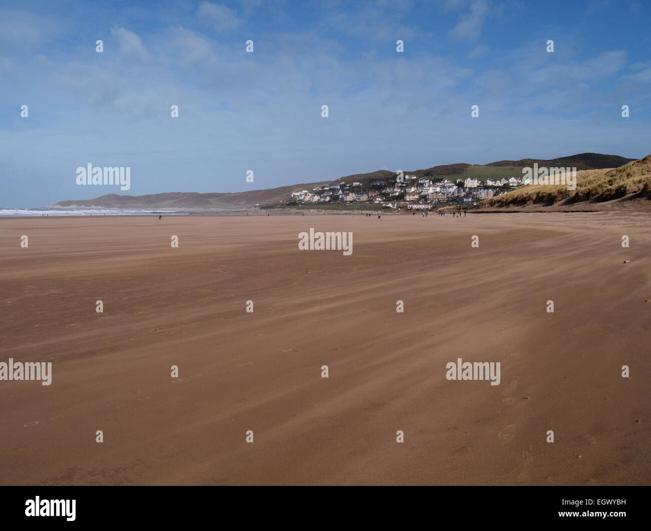 Woolacombe beach hi-res stock photography and images - Alamy