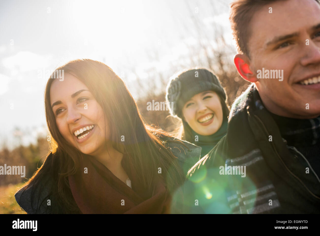 People in winter coats hi-res stock photography and images - Alamy