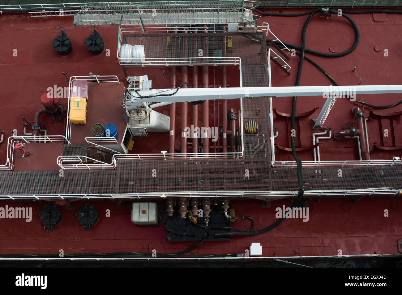 Refueling Operation at Sea Stock Photo - Alamy