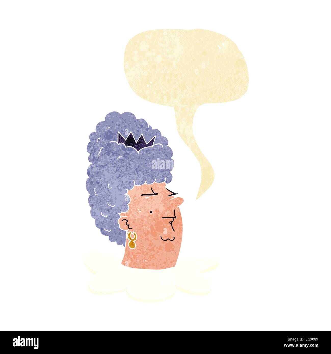 Cartoon queens head hi-res stock photography and images - Alamy
