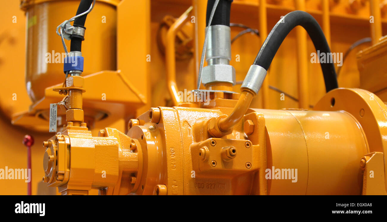 Element of the details of industrial metal cutting machines Stock Photo ...