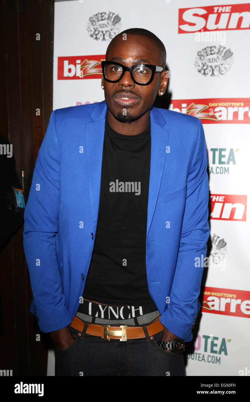 London, UK. 2nd March, 2015. Ben Ofoedu at The Sun Bizarre Party at ...