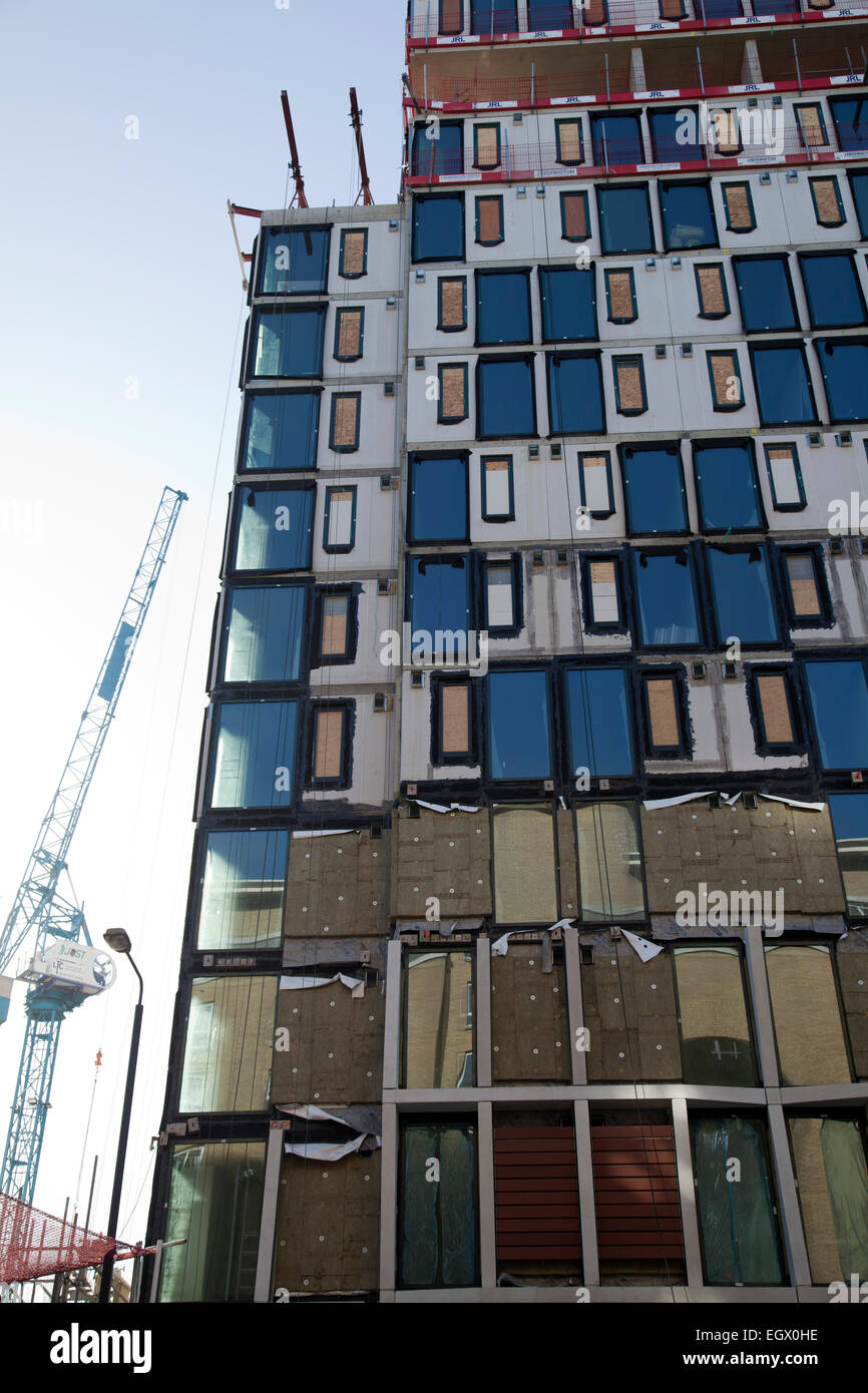 Commercial Road Construction by JRL in London 's East End - UK Stock ...