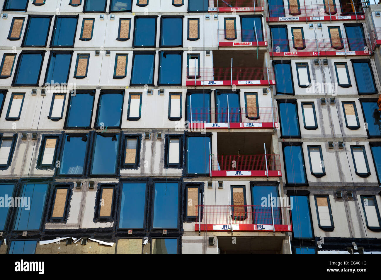 Commercial Road Construction by JRL in London 's East End - UK Stock ...