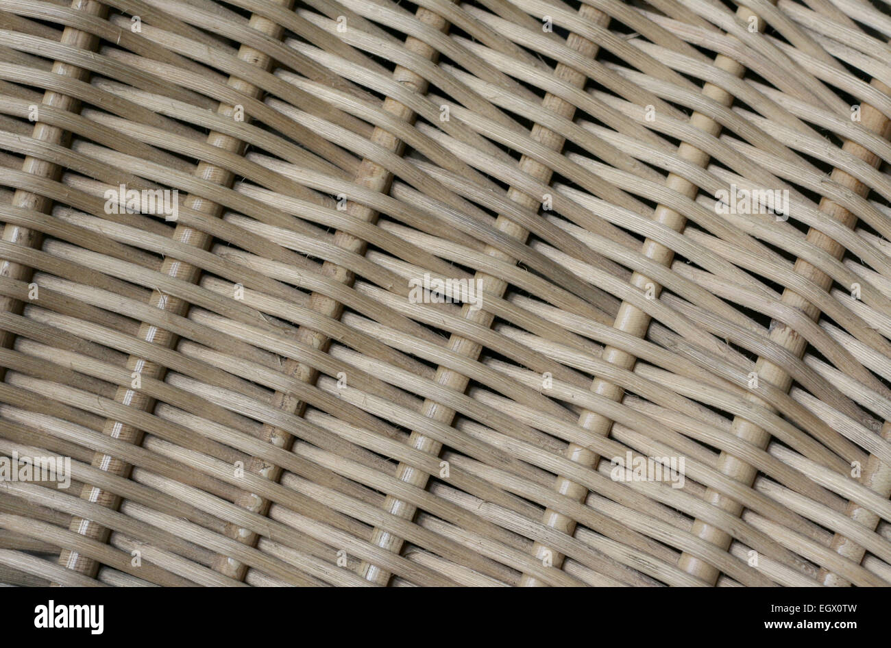 Cane or wickerwork background- showing the details of interlaced weave ...