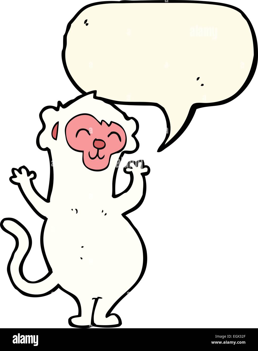 Cartoon illustration monkey talking hi-res stock photography and images ...
