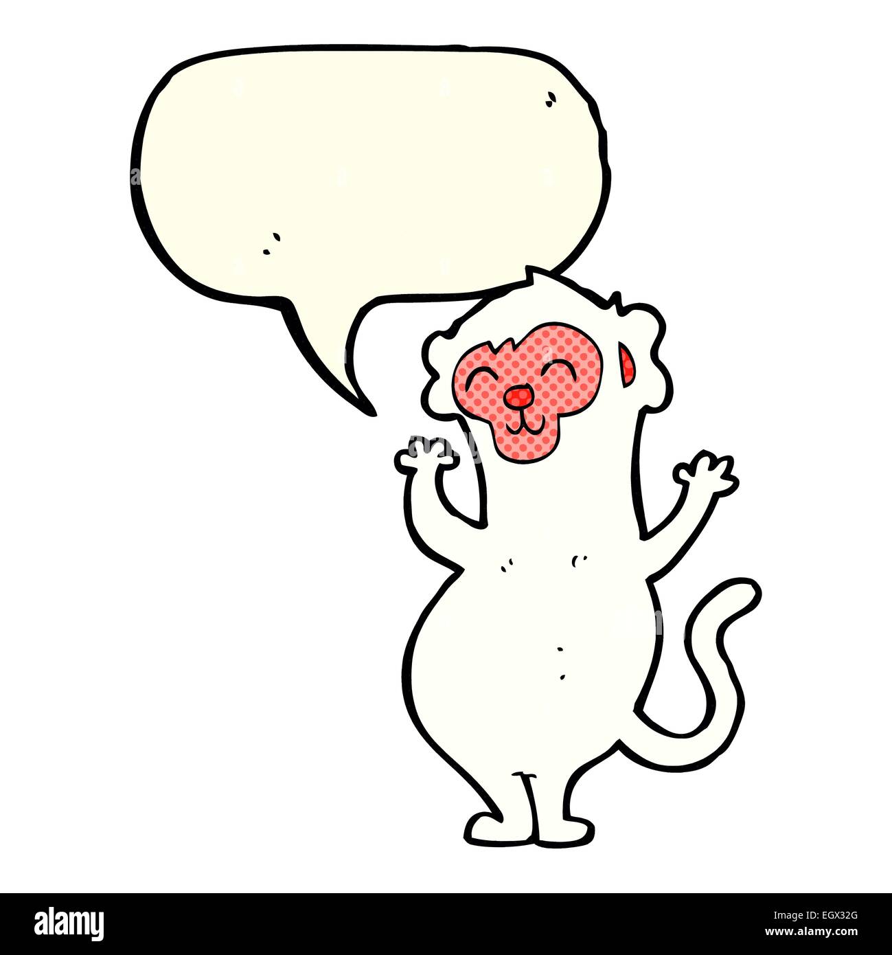 Cartoon illustration monkey talking hi-res stock photography and images ...