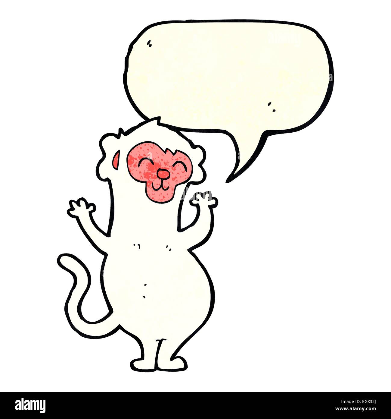 Cartoon illustration monkey talking hi-res stock photography and images ...