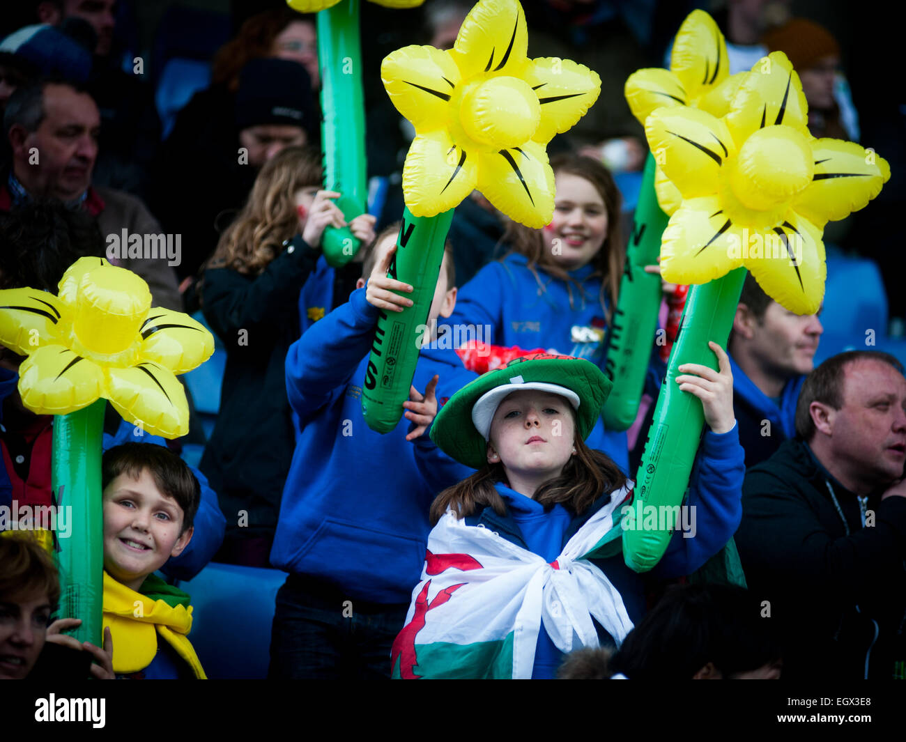London Welsh rugby supporters celebrating on Saint David's Day (March ...