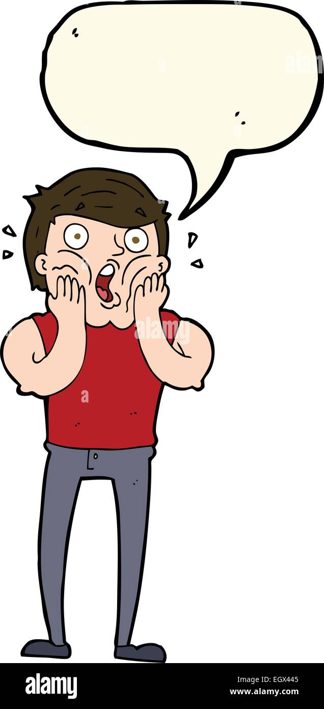 Cartoon gasping man hi-res stock photography and images - Alamy