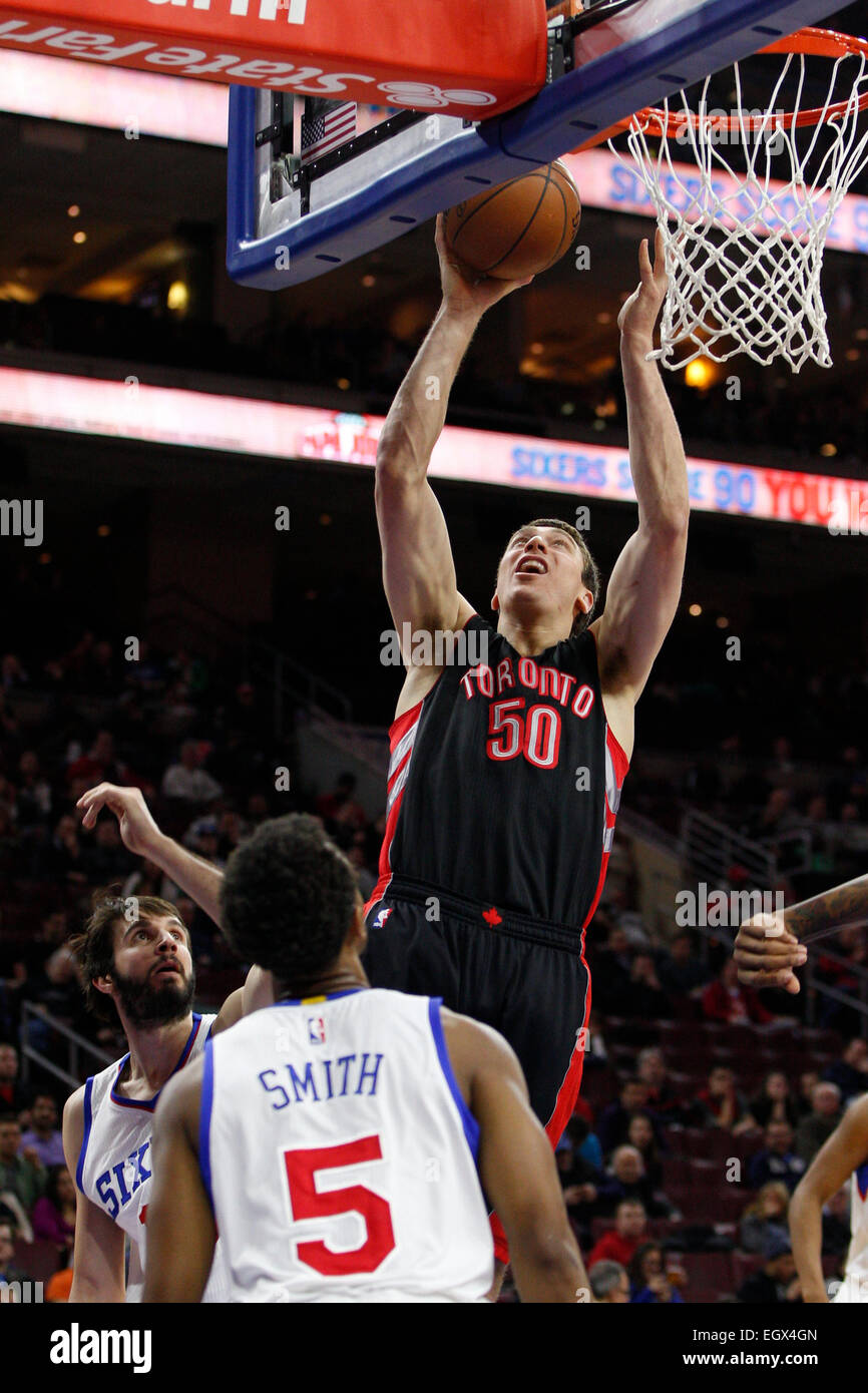 Philadelphia, Pennsylvania, USA. 02nd Mar, 2015. Toronto Raptors ...