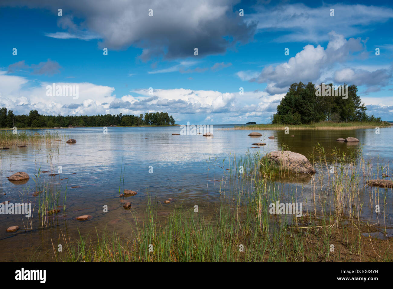 Lake Vänern, Värmland, Sweden, Vänern, Mariestad, Västra Götalands län ...