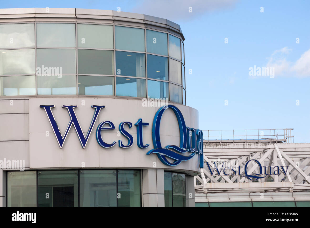 West Quay Shopping Centre, Southampton, Hampshire, UK in March Stock ...