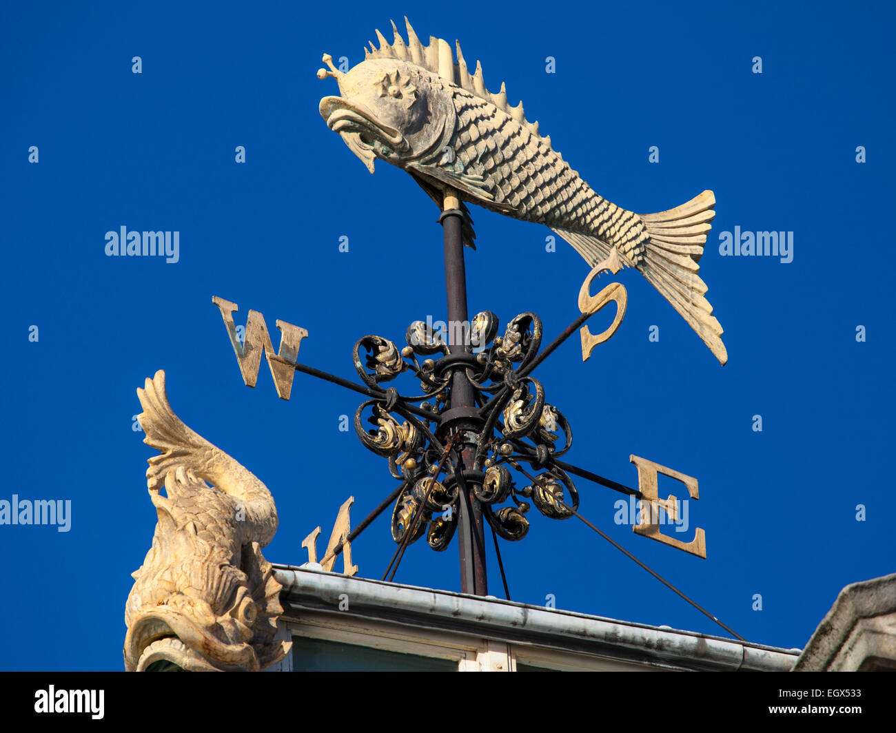 The beautiful architectural detail of a Weather Vane at the Old ...