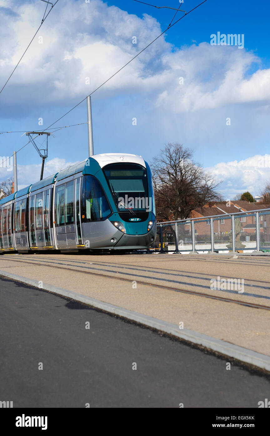 Nottingham,UK: 03rd March 2015. Phase two daytime testing extends along ...