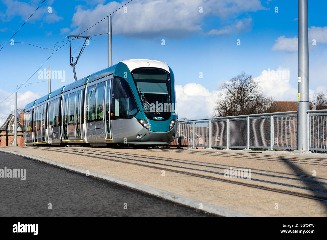 Nottingham,UK: 03rd March 2015. Phase two daytime testing extends along ...