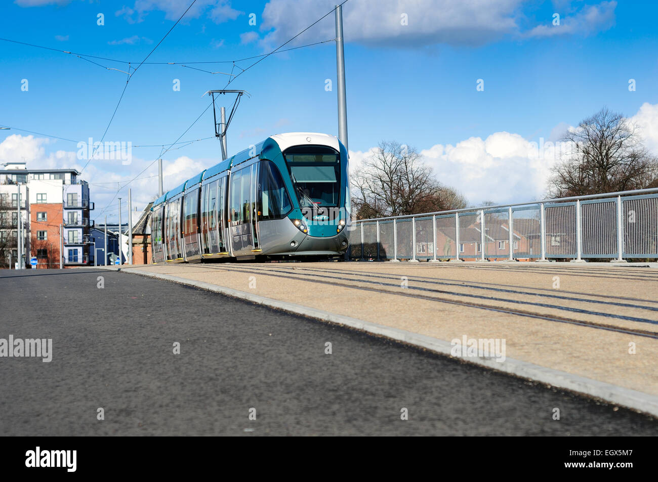 Nottingham,UK: 03rd March 2015. Phase two daytime testing extends along ...